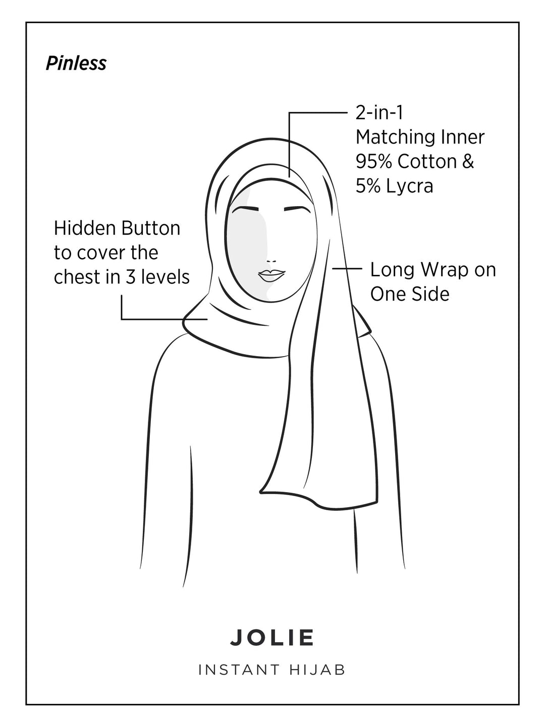 Style Guide - Bokitta Pin-Free Hijab